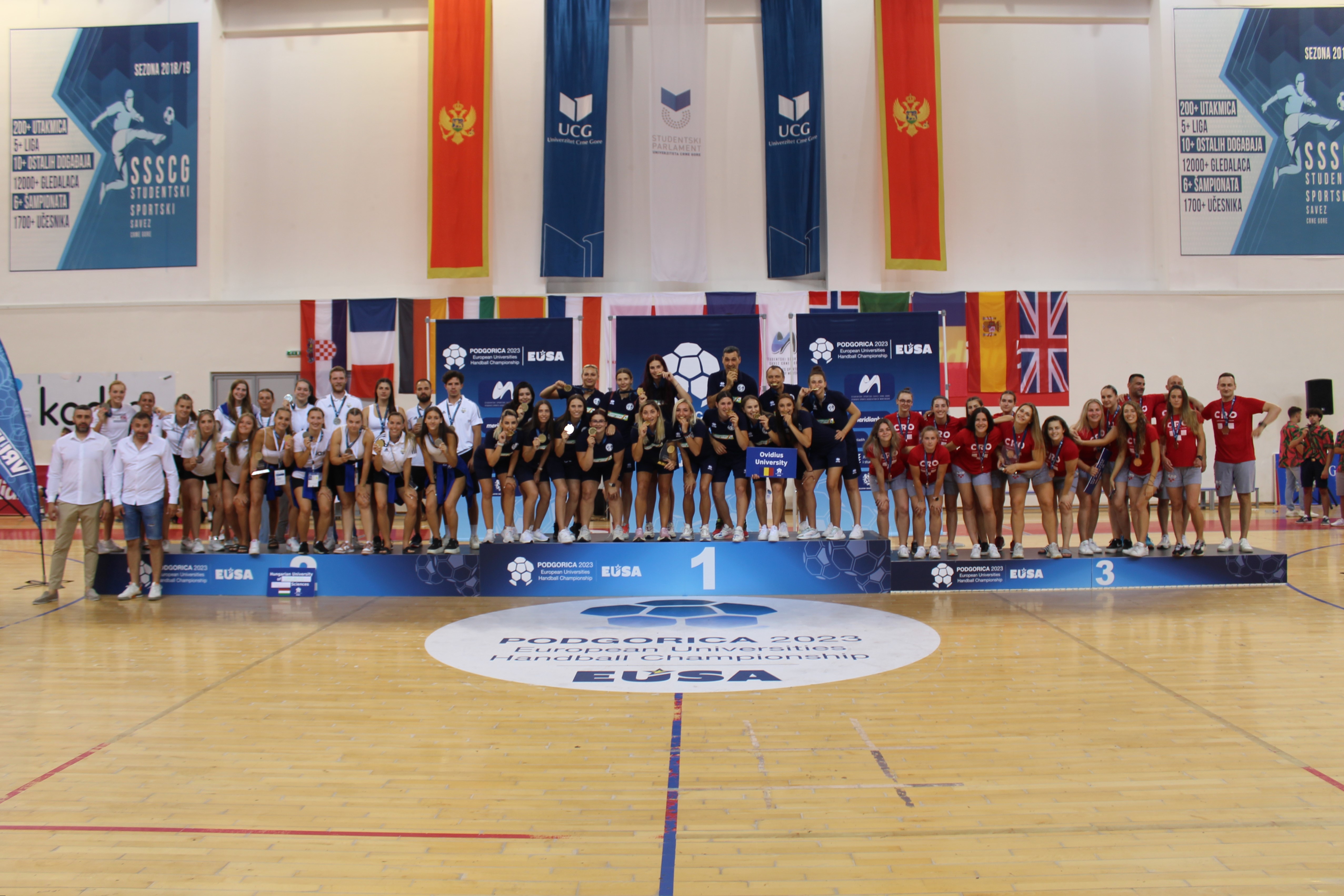 EUC Handball 2023 concludes in Podgorica | EUSA