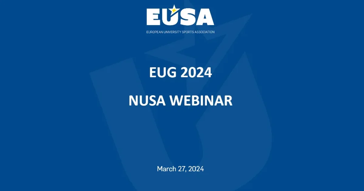 NUSAs get EUG2024 updates in EUSA online webinar | EUSA
