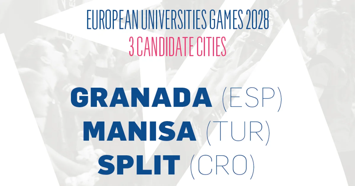 3 candidate cities for the European Universities Games 2028 | EUSA