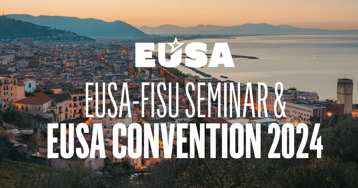 Save the date: EUSA Convention and EUSA-FISU Seminar 2024 | EUSA