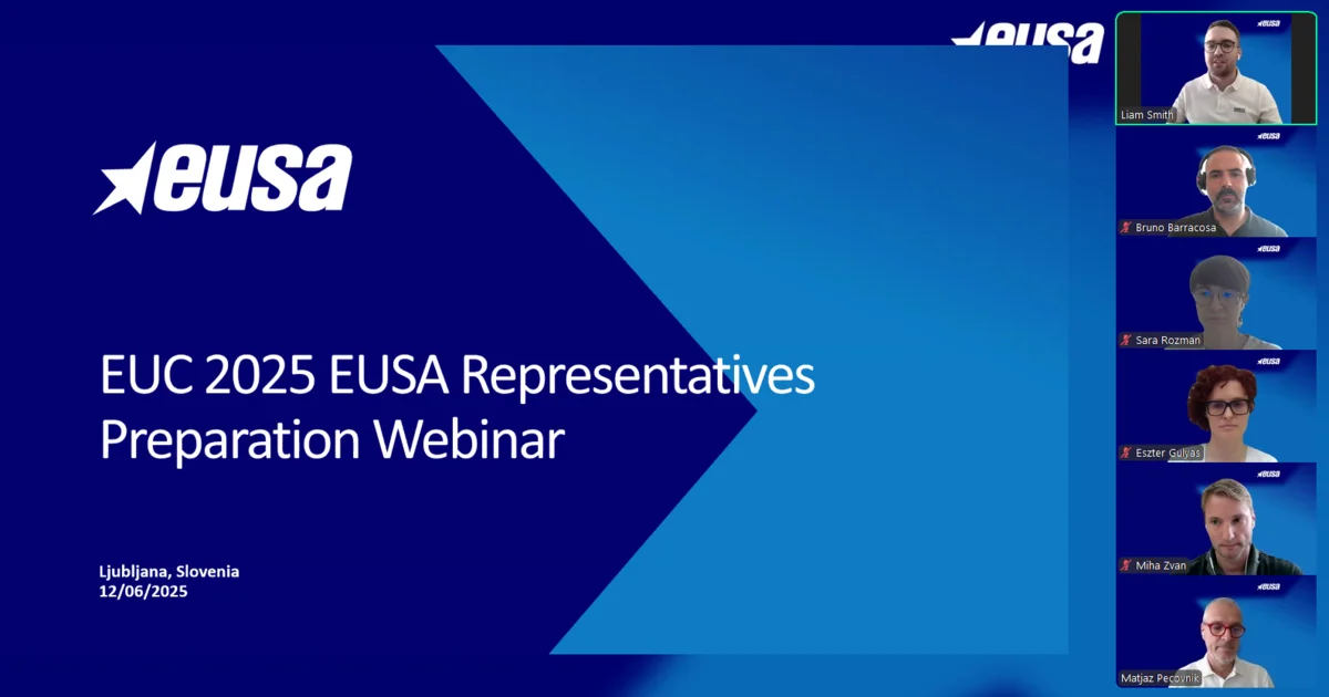 EUC 2025 EUSA Representatives Preparation Webinar | EUSA