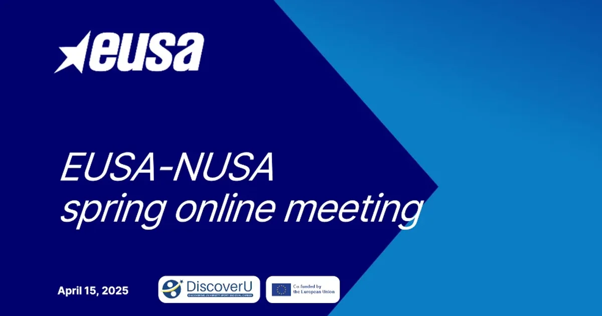 2025 EUSA-NUSA spring online meeting | EUSA