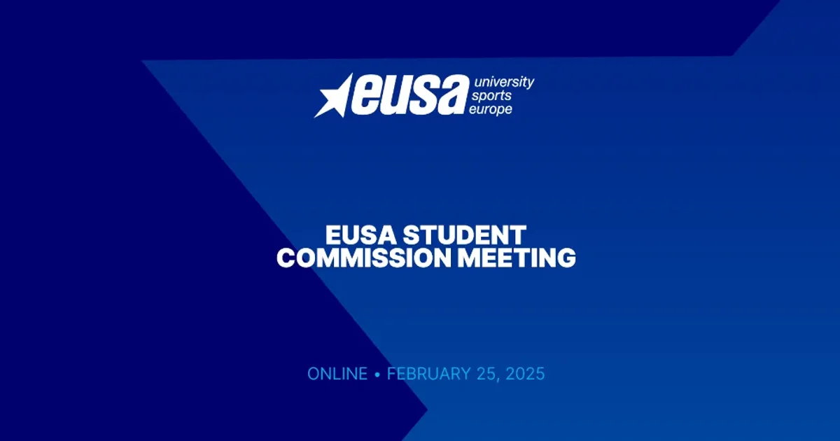 EUSA Student Commission 2025 online meeting | EUSA